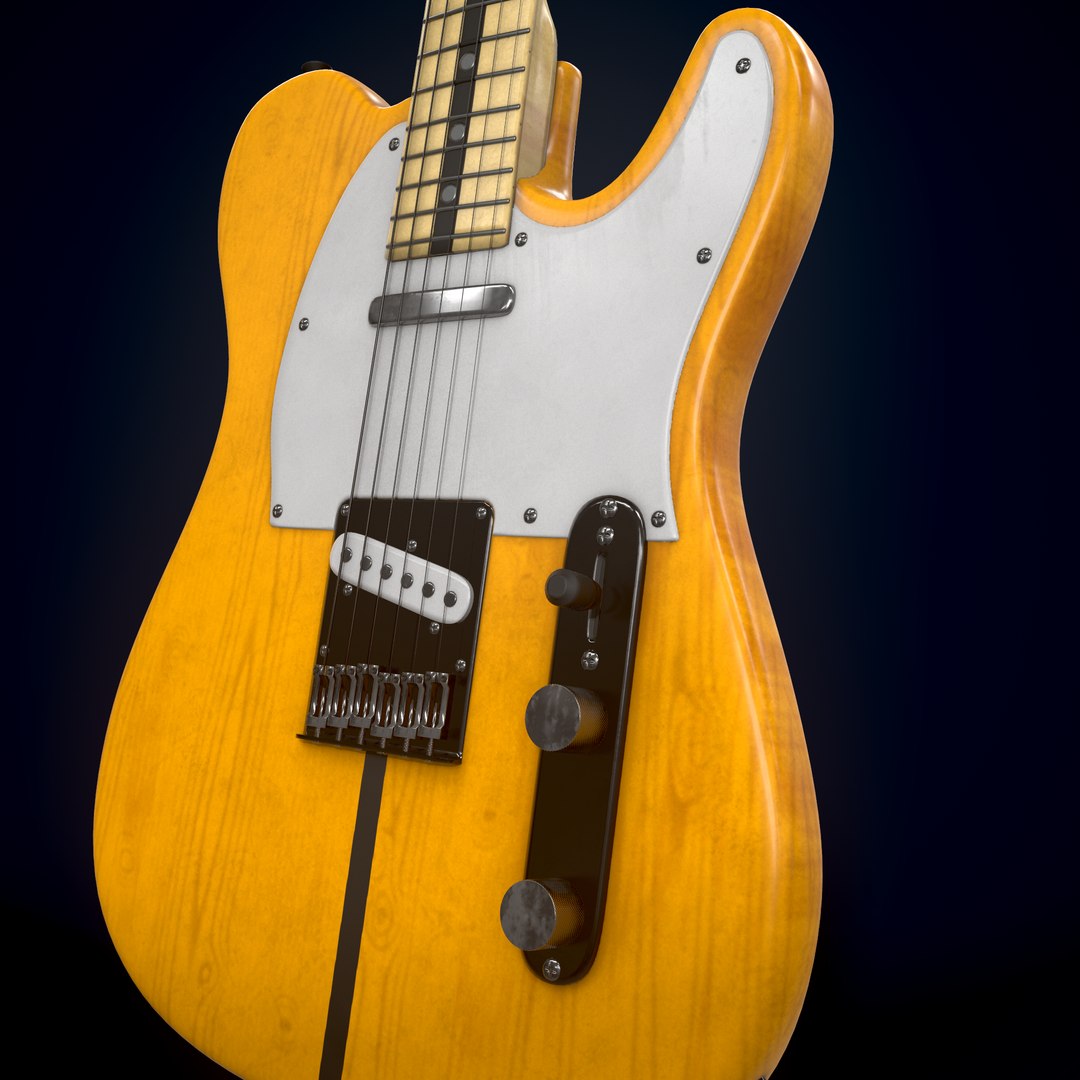 Electric Guitar Homage HEG-351 3D Model - TurboSquid 1783526