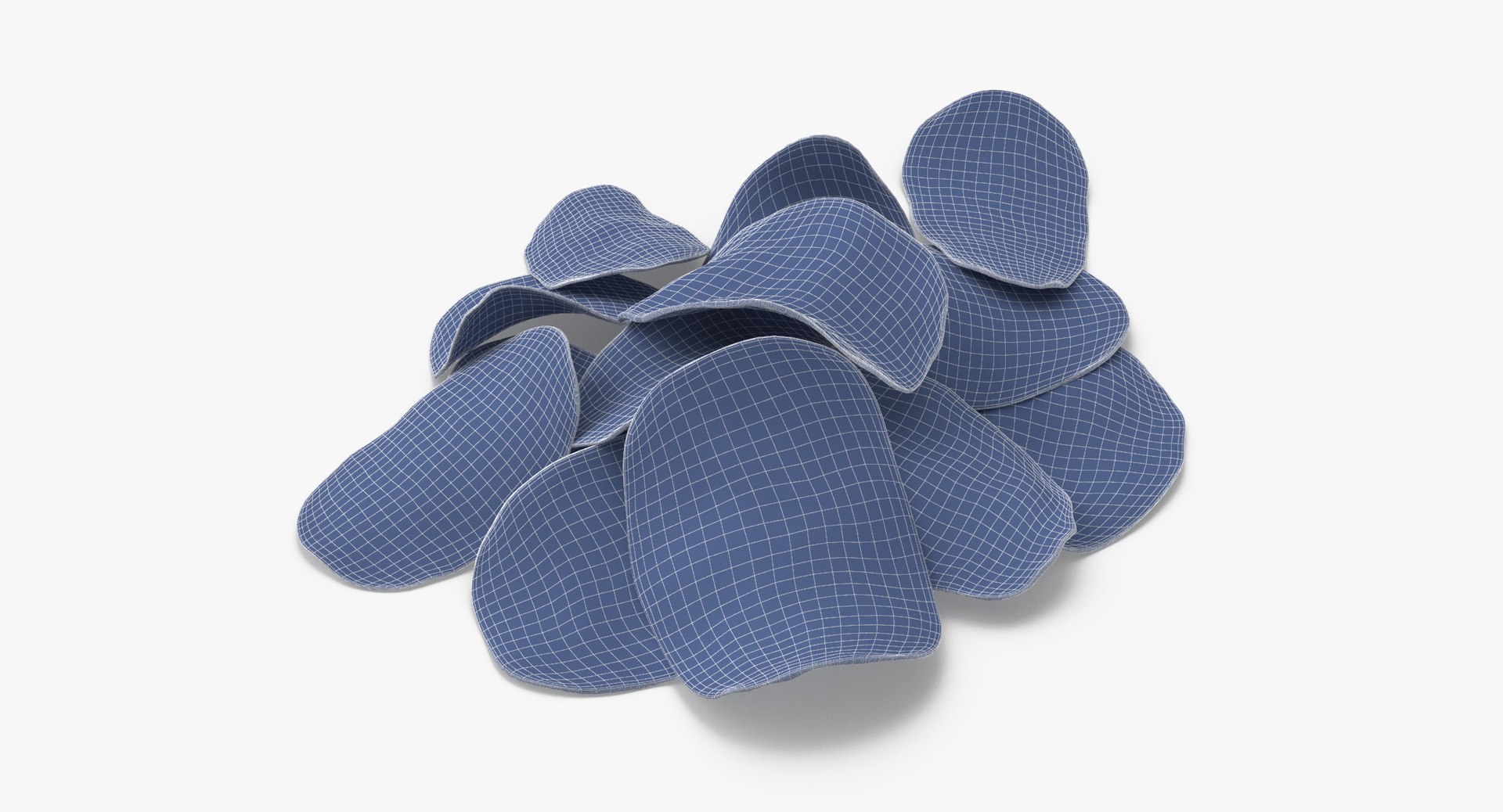 3D potato chips 02 model - TurboSquid 1175798