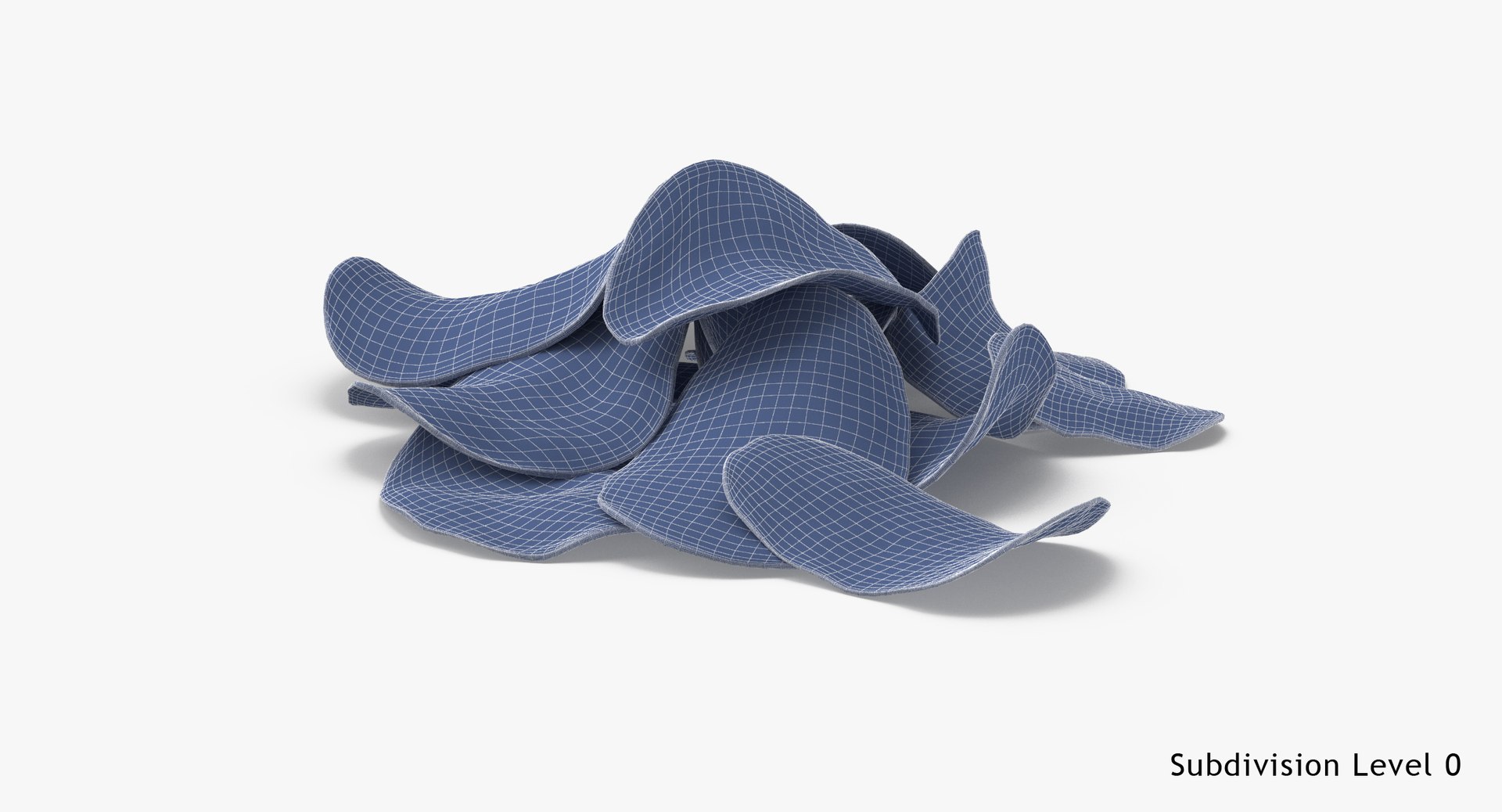 3D potato chips 02 model - TurboSquid 1175798