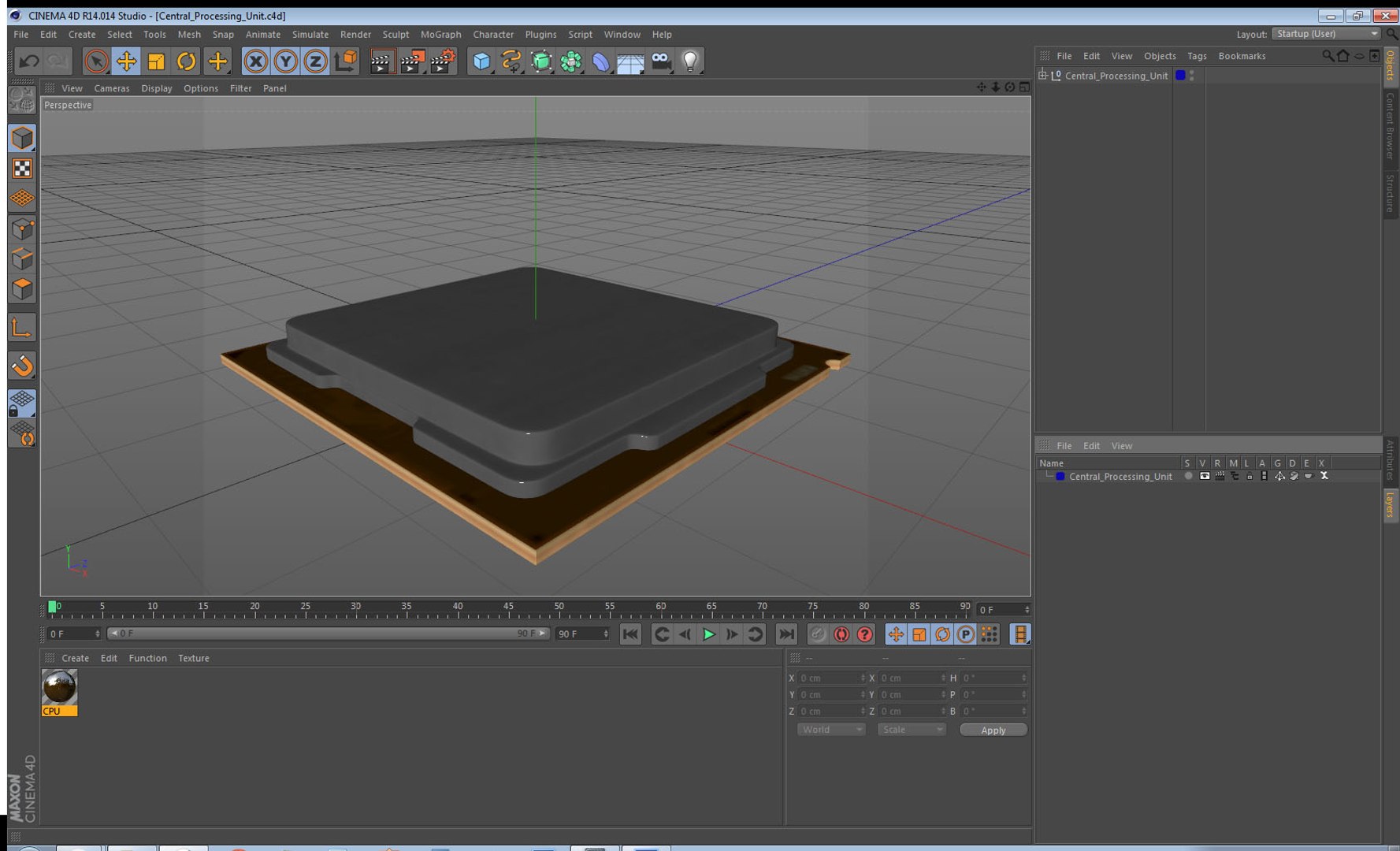 3D Central Processing Unit Model - TurboSquid 1434231