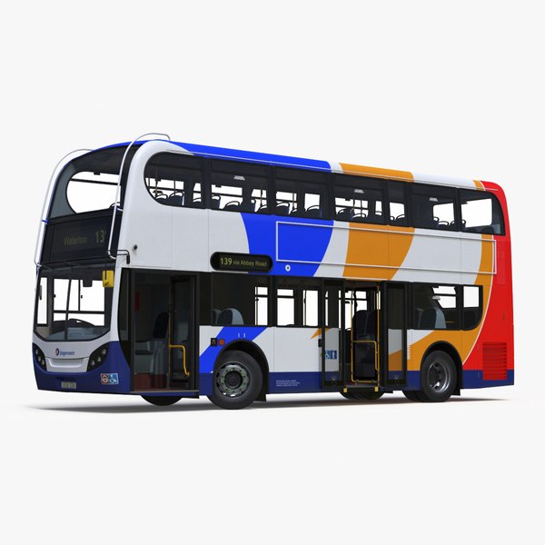 modelo 3d Autobús urbano de dos pisos Stagecoach Enviro400 con ...