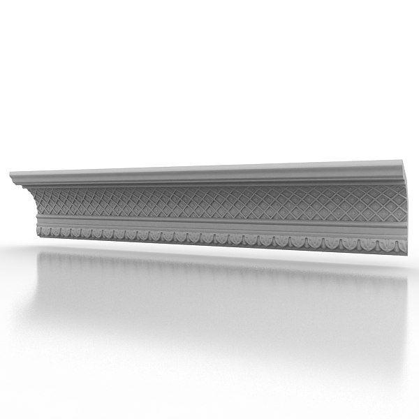 3d model cornice molding