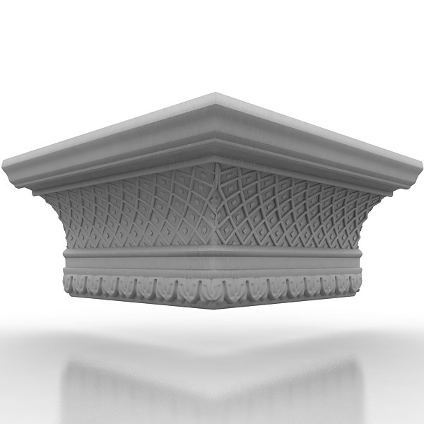 3d model cornice molding