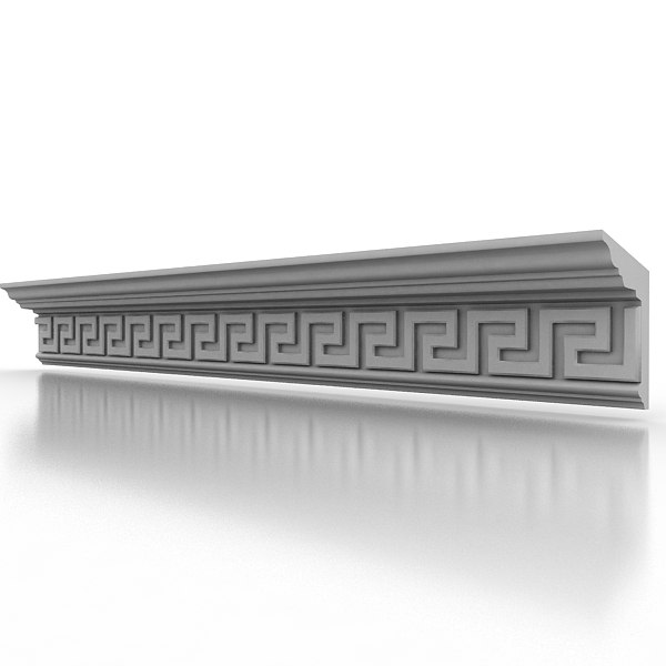 3d model cornice molding