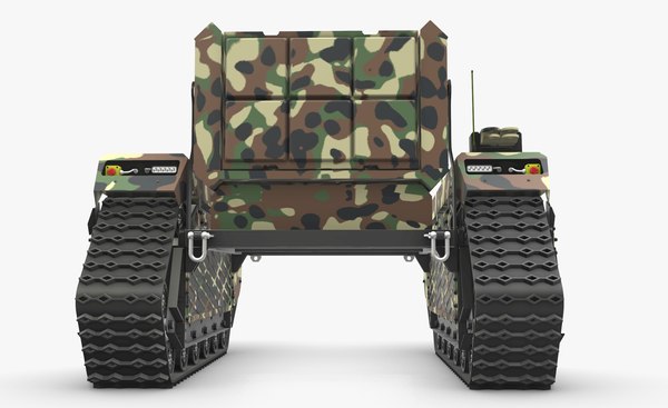 Loitering Munition Multi-Canister Launcher가 장착 된 THeMIS UGV 3D 모델 ...