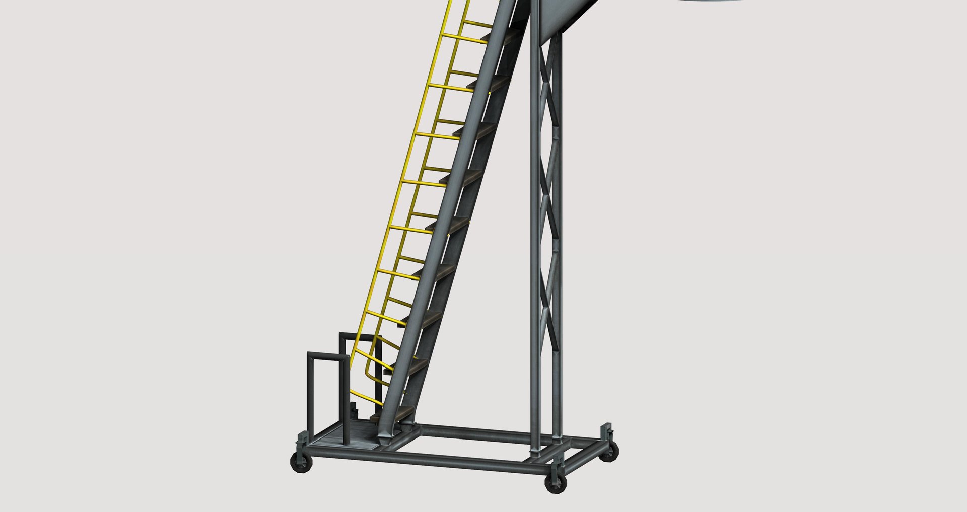 Industrial Mobile Cantilever Work Platform 3D Model - TurboSquid 2074132