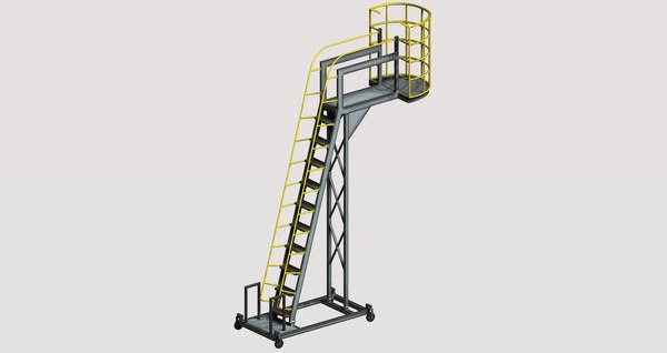 Industrial Mobile Cantilever Work Platform 3D 모델 - TurboSquid 2074132