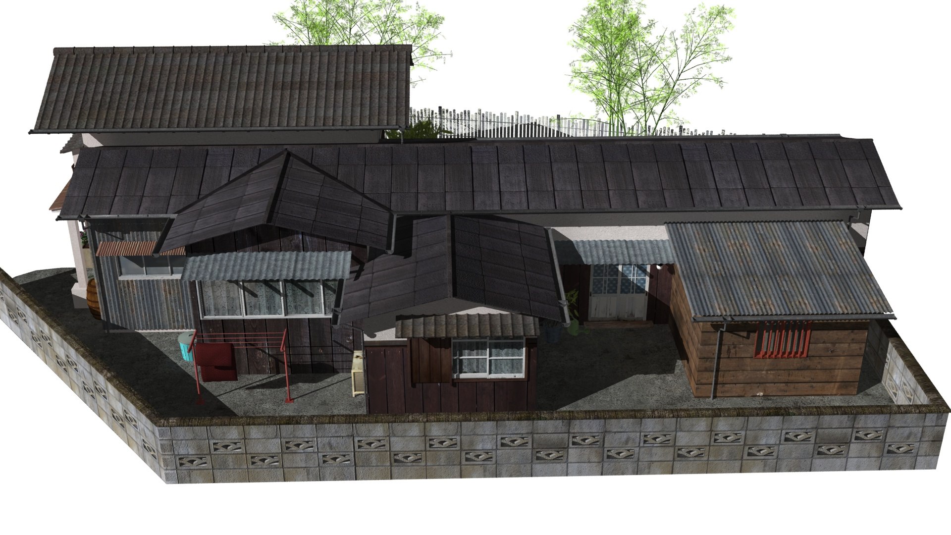 3D Japanese Buildings Bundle 1(1) - TurboSquid 2378630