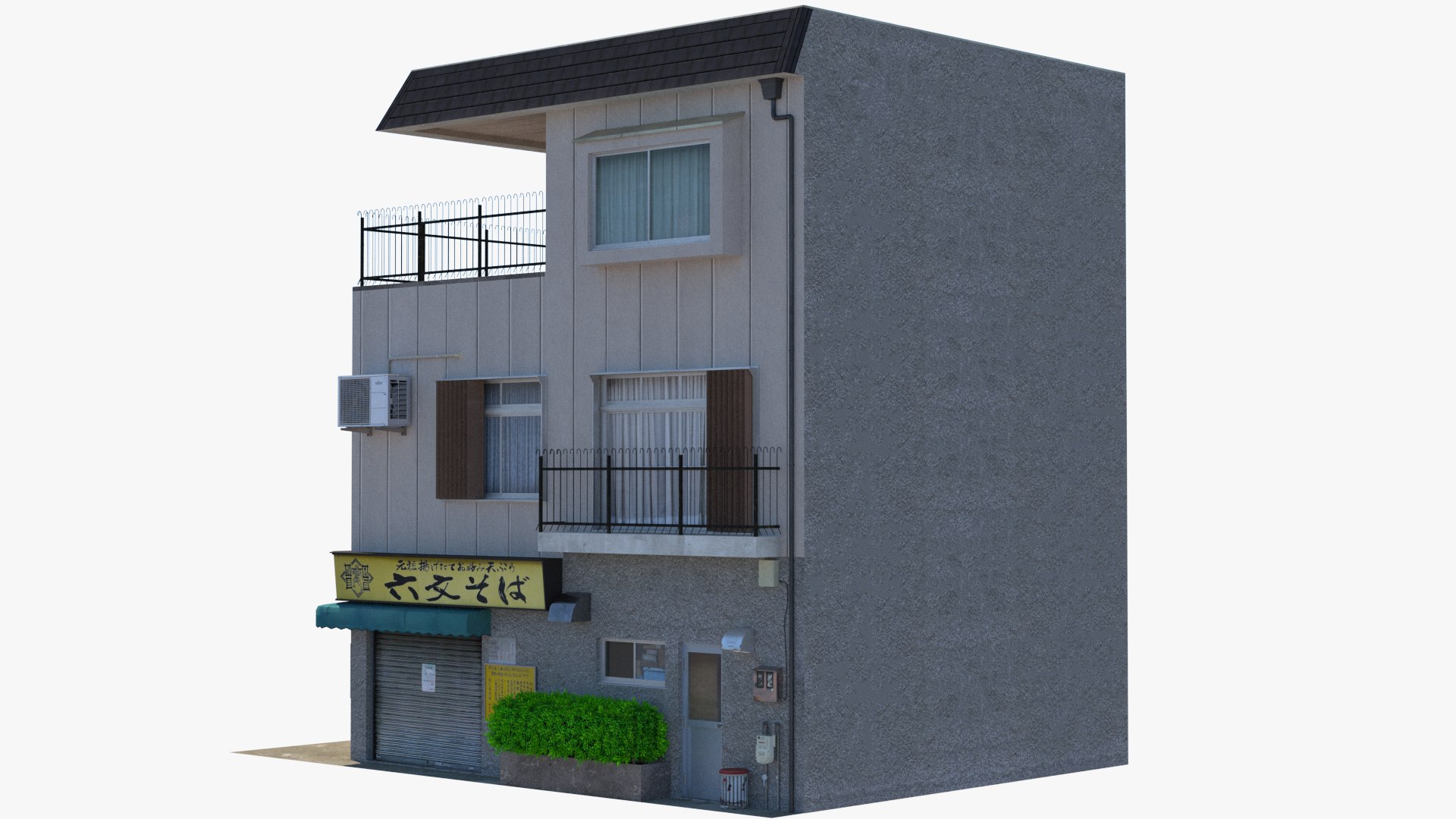 3D Japanese Buildings Bundle 1(1) - TurboSquid 2378630