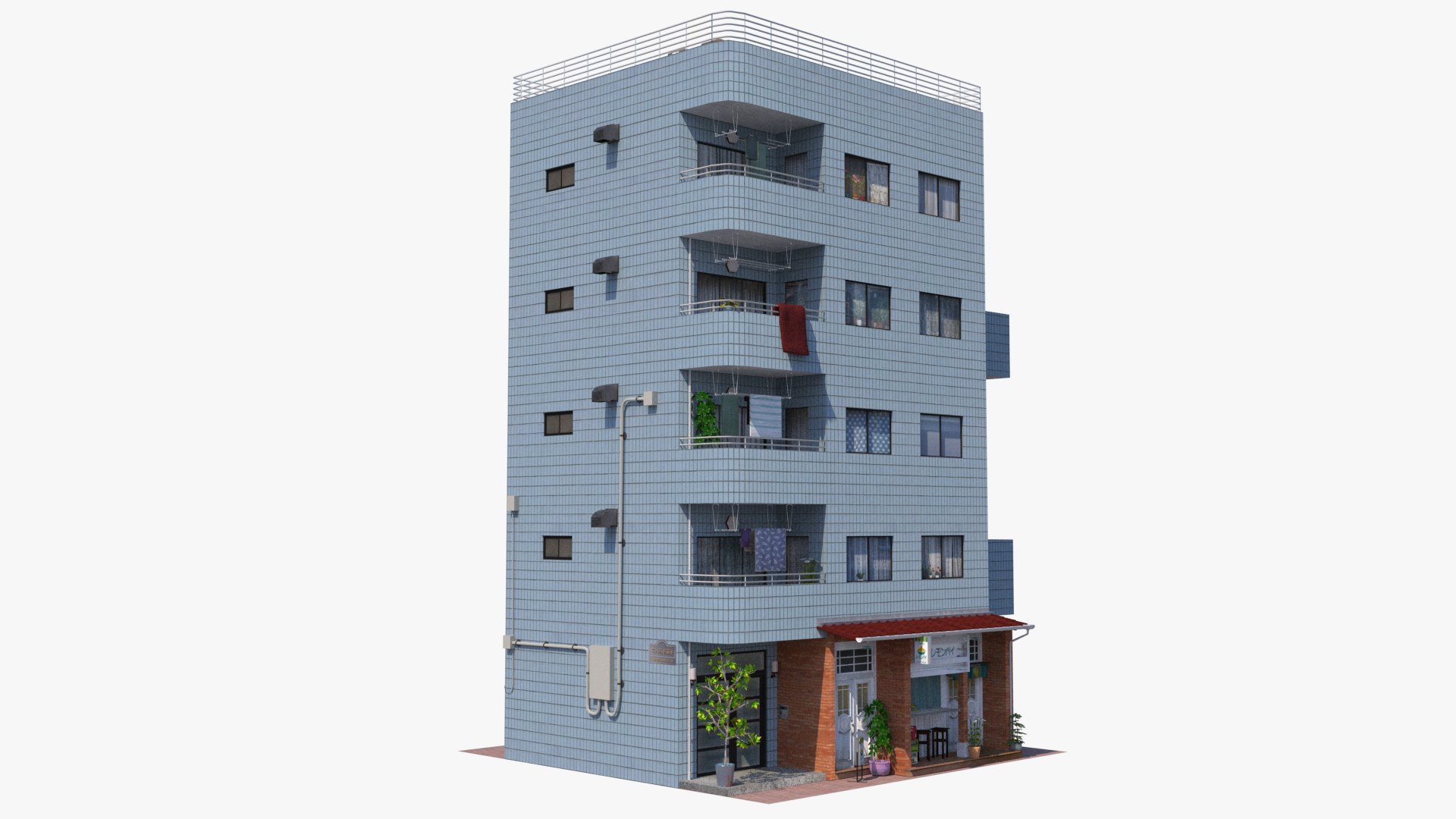 3D Japanese Buildings Bundle 1(1) - TurboSquid 2378630