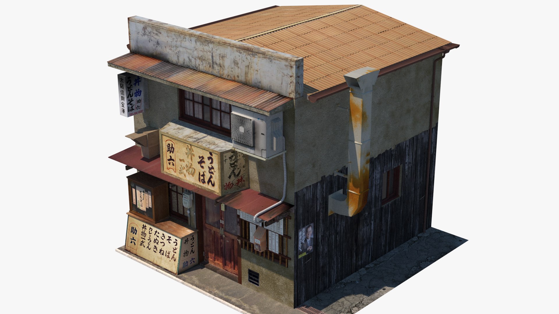 3D Japanese Buildings Bundle 1(1) - TurboSquid 2378630