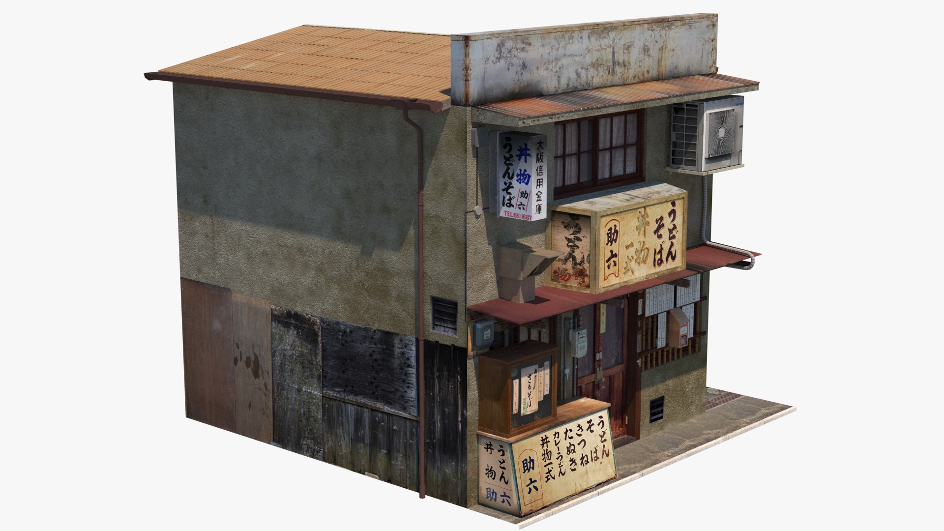 3D Japanese Buildings Bundle 1(1) - TurboSquid 2378630