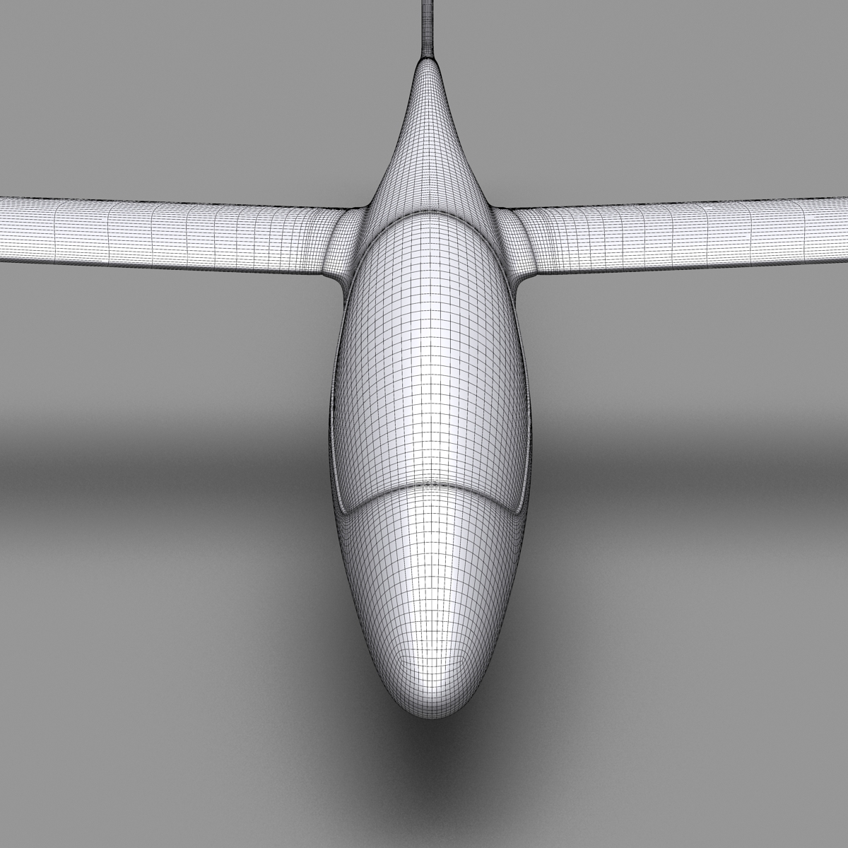 3d model asw 20 glider