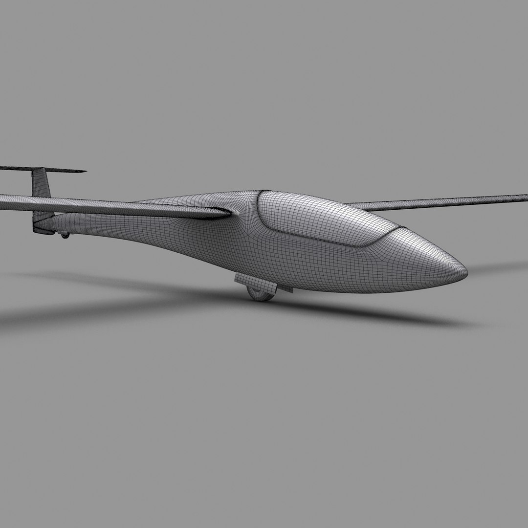 3d Model Asw 20 Glider