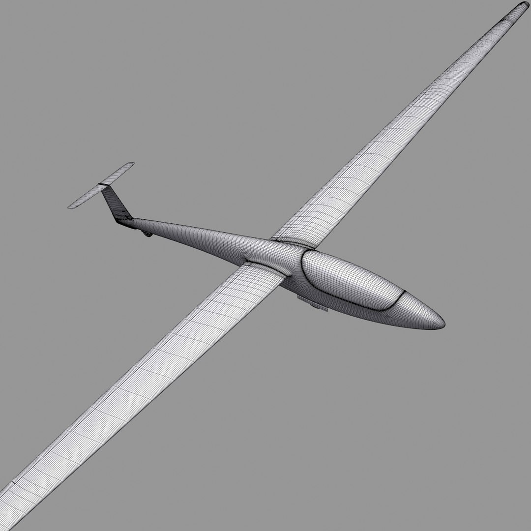 3d Model Asw 20 Glider