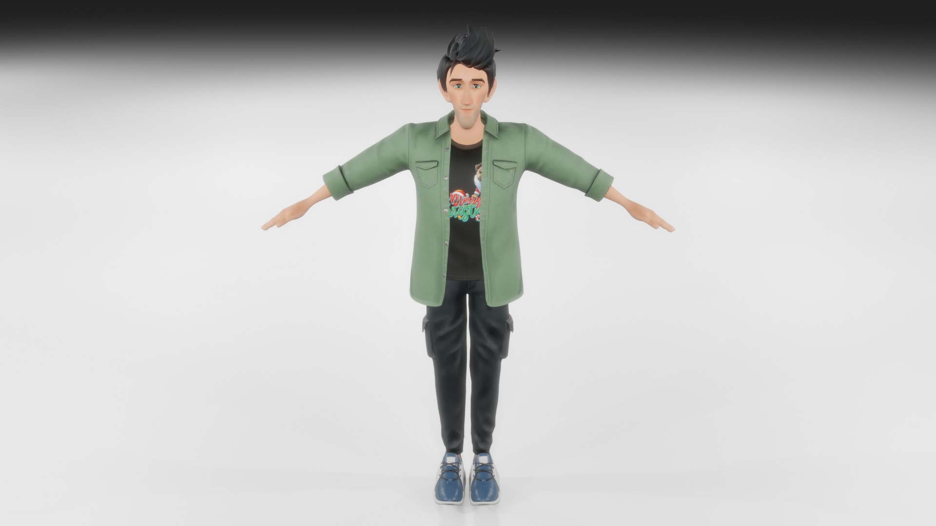 3D Cartoon Rigged stylist Man Character 3D Model model - TurboSquid 2143407