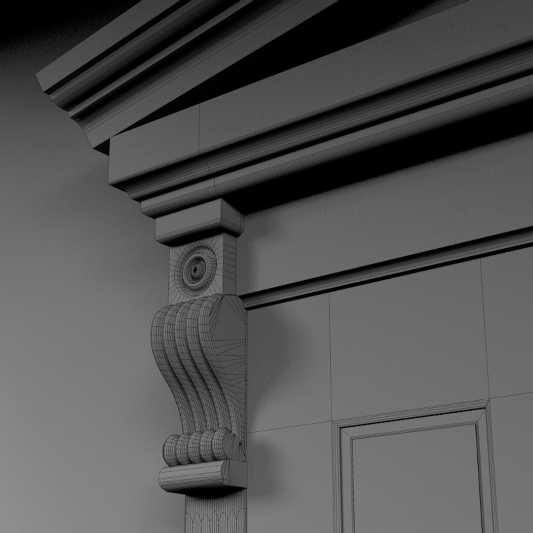 Iconic Bank Structure 3d Model