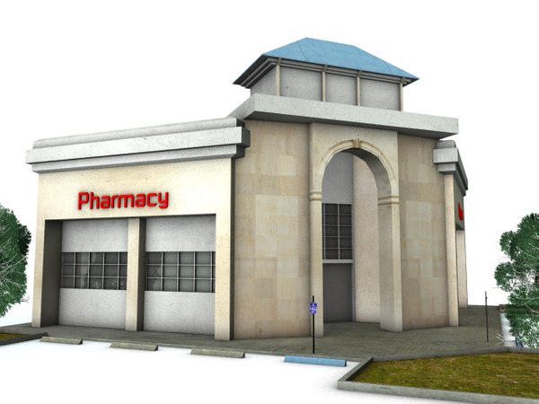 mini market machine 3d model