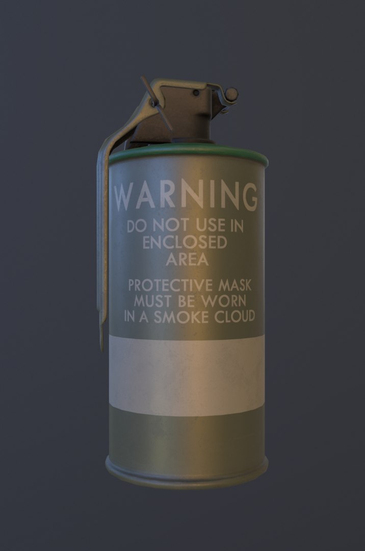 Free M18 Colored Smoke 3D - TurboSquid 1360126