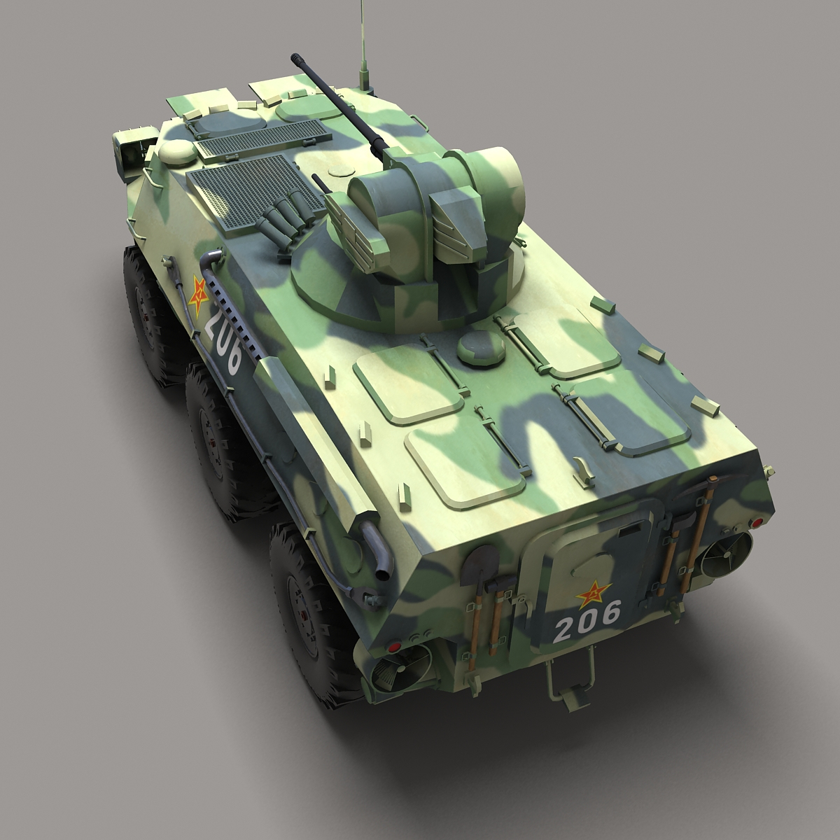 3d pla zsl-92 ifv model