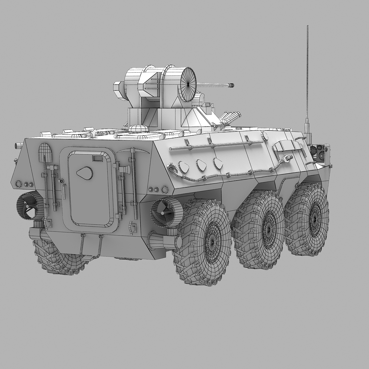 3d pla zsl-92 ifv model
