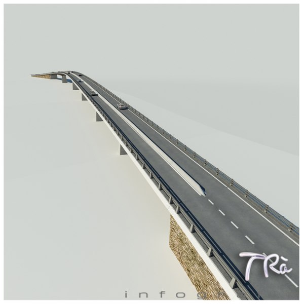 3d model roadway bridge