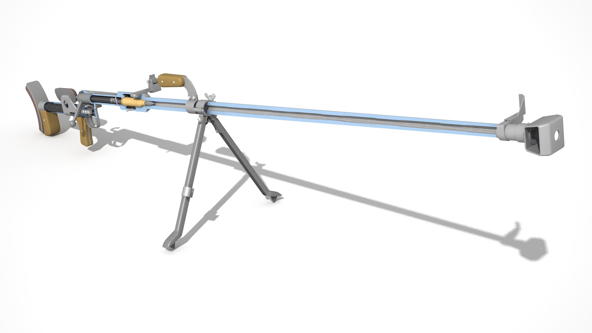 PTRD41 Antitank Rifle 3D - TurboSquid 2237576