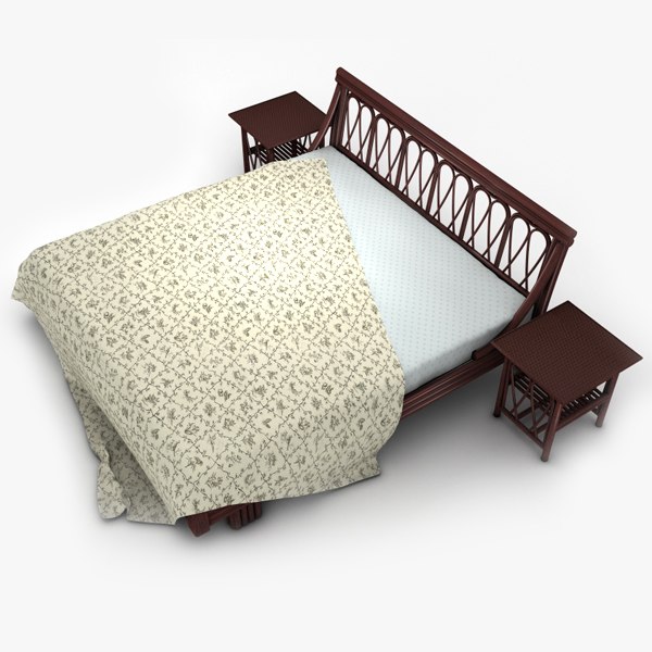 rattane bed lwo