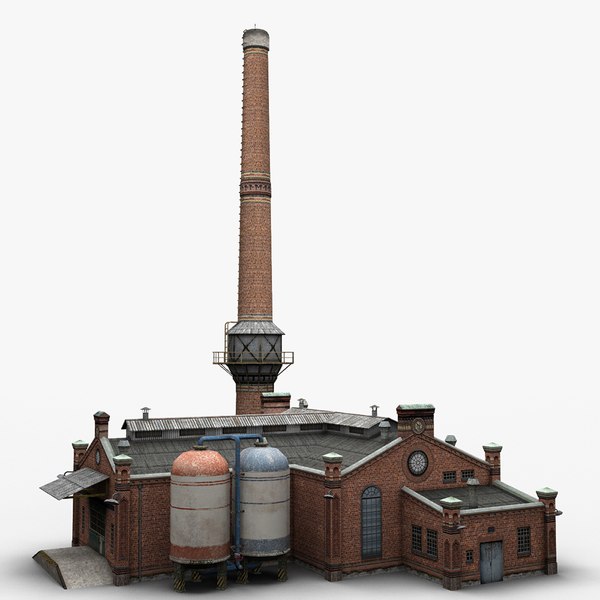 old medieval warehouse 3d obj