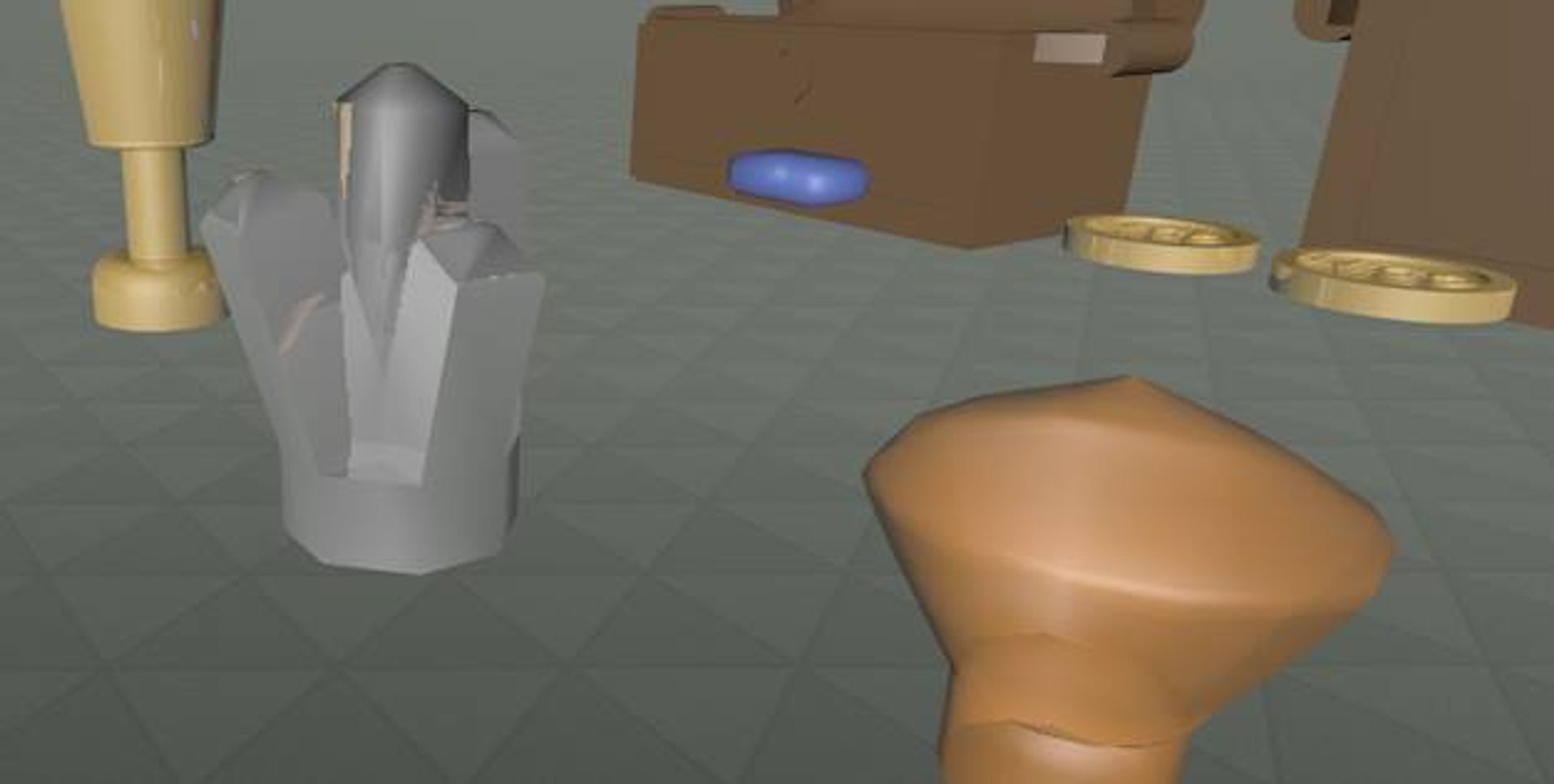 3d model lego treasure chest