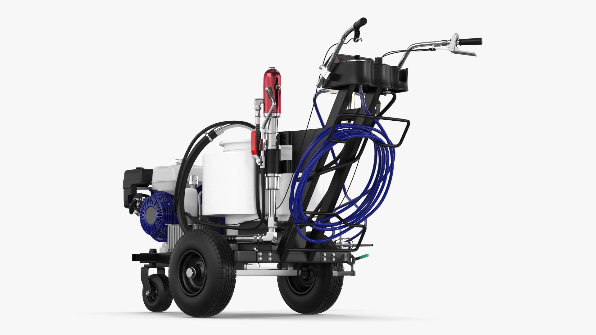 3D Road Marking Painting Machine Cold Spraying - TurboSquid 2218473