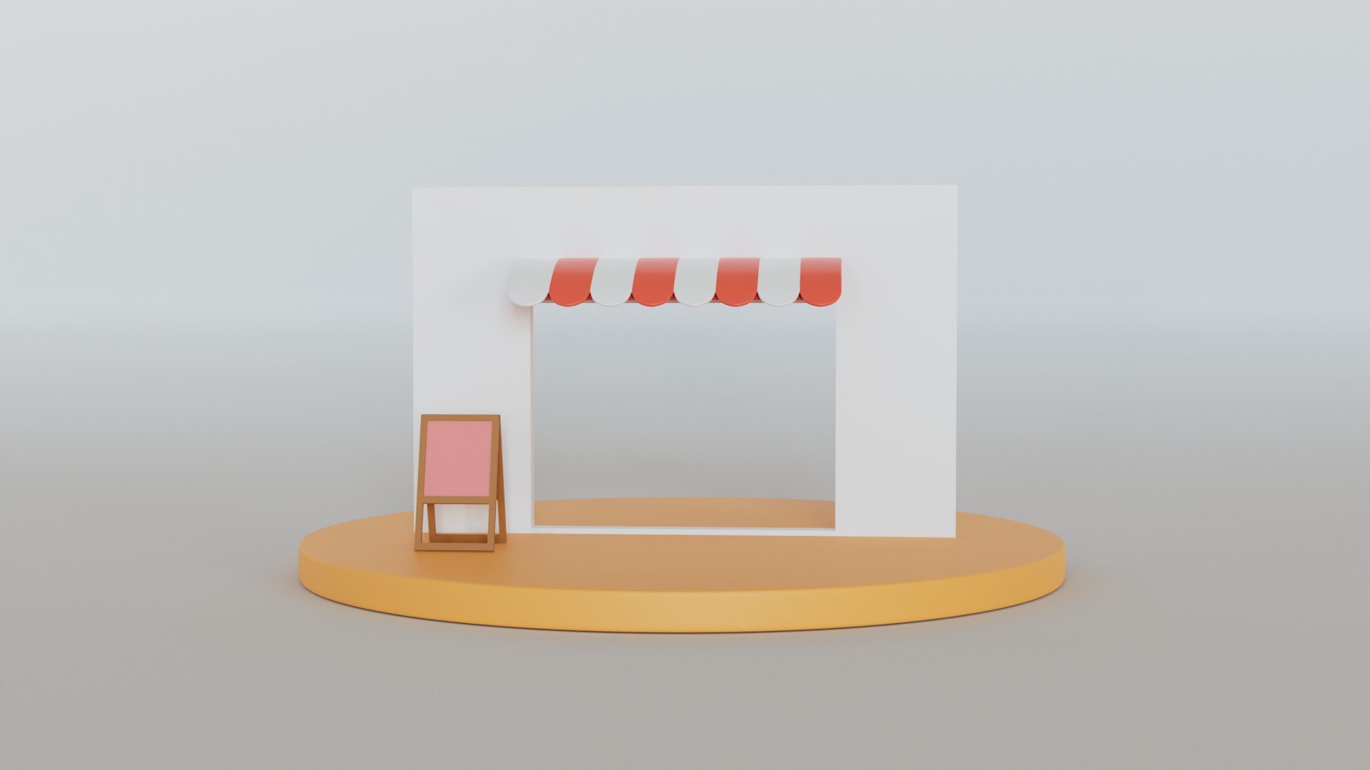 3D Model Store Minimal 3D Illustration - TurboSquid 1891545