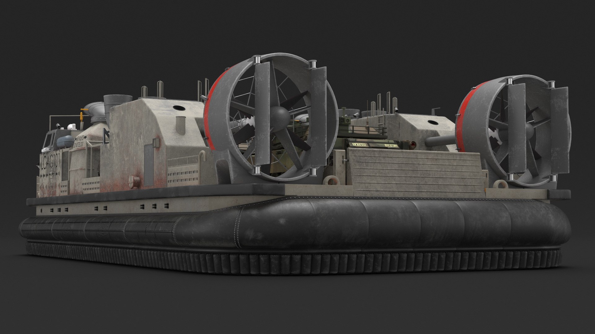 3D Military Hovercraft And Tanks - TurboSquid 2386171