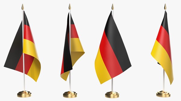 3D table flag germany model - TurboSquid 1476416