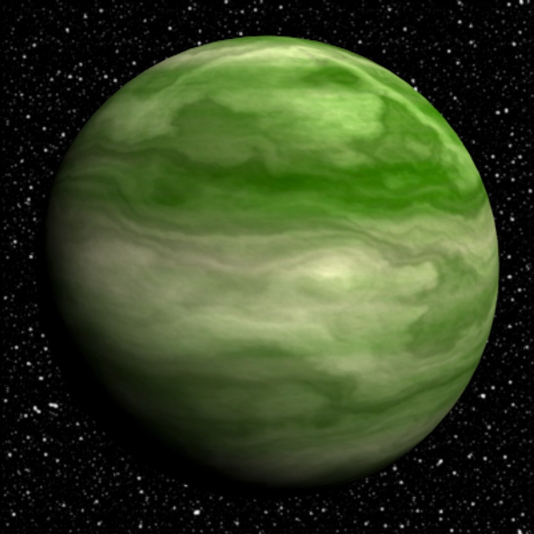 10 Gas Giants Planets 3d Model