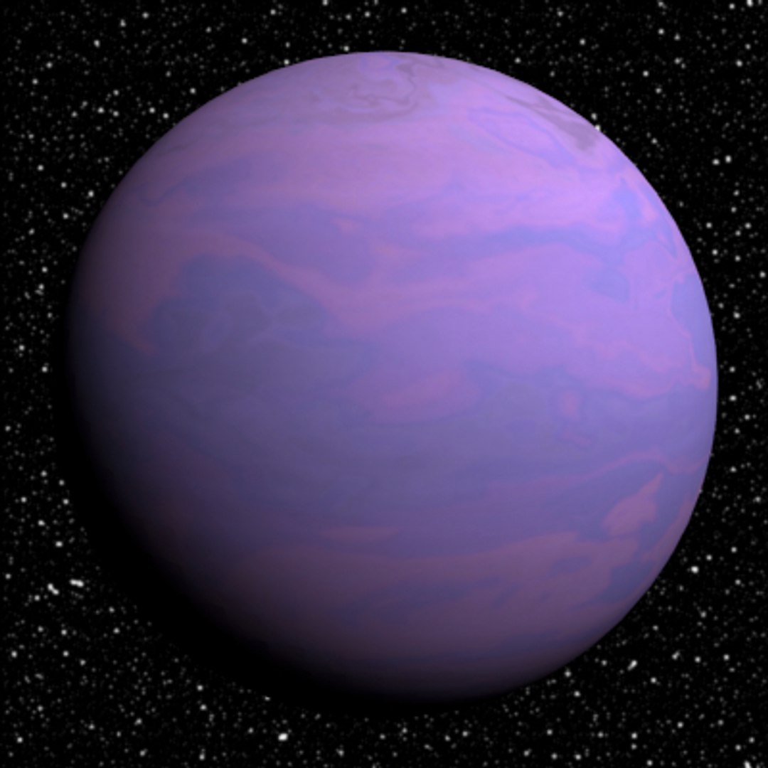 10 Gas Giants Planets 3d Model