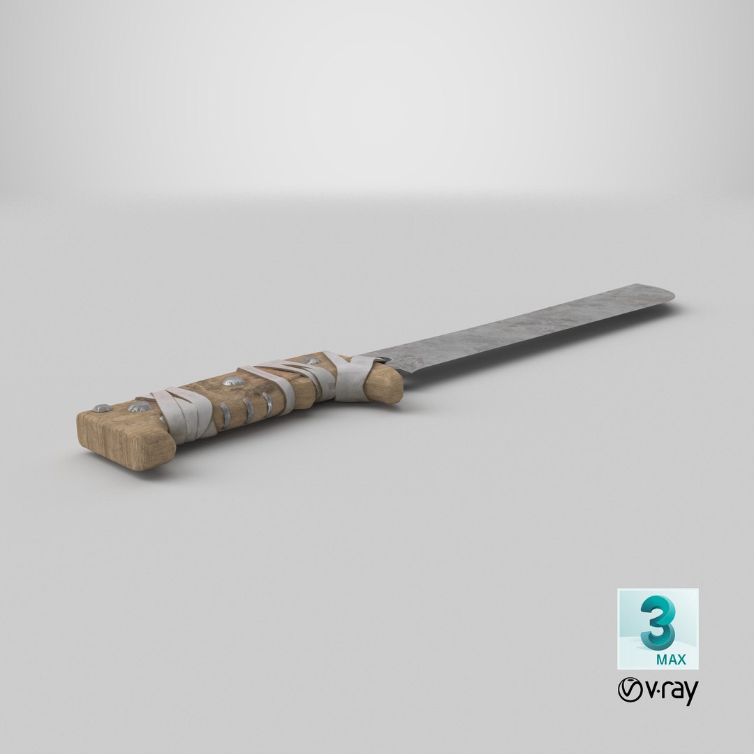 3D Machete Low-poly PBR Model - TurboSquid 2096609