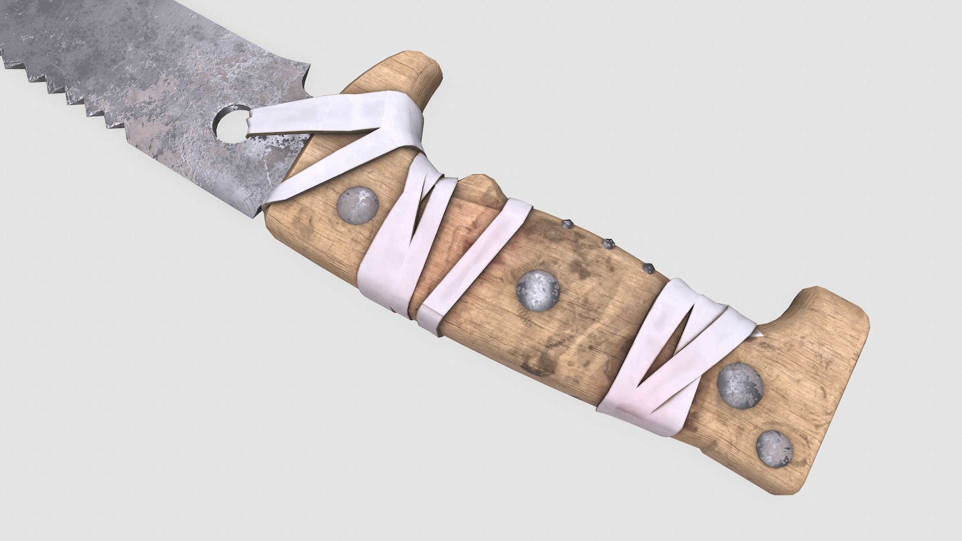 3D Machete Low-poly PBR Model - TurboSquid 2096609