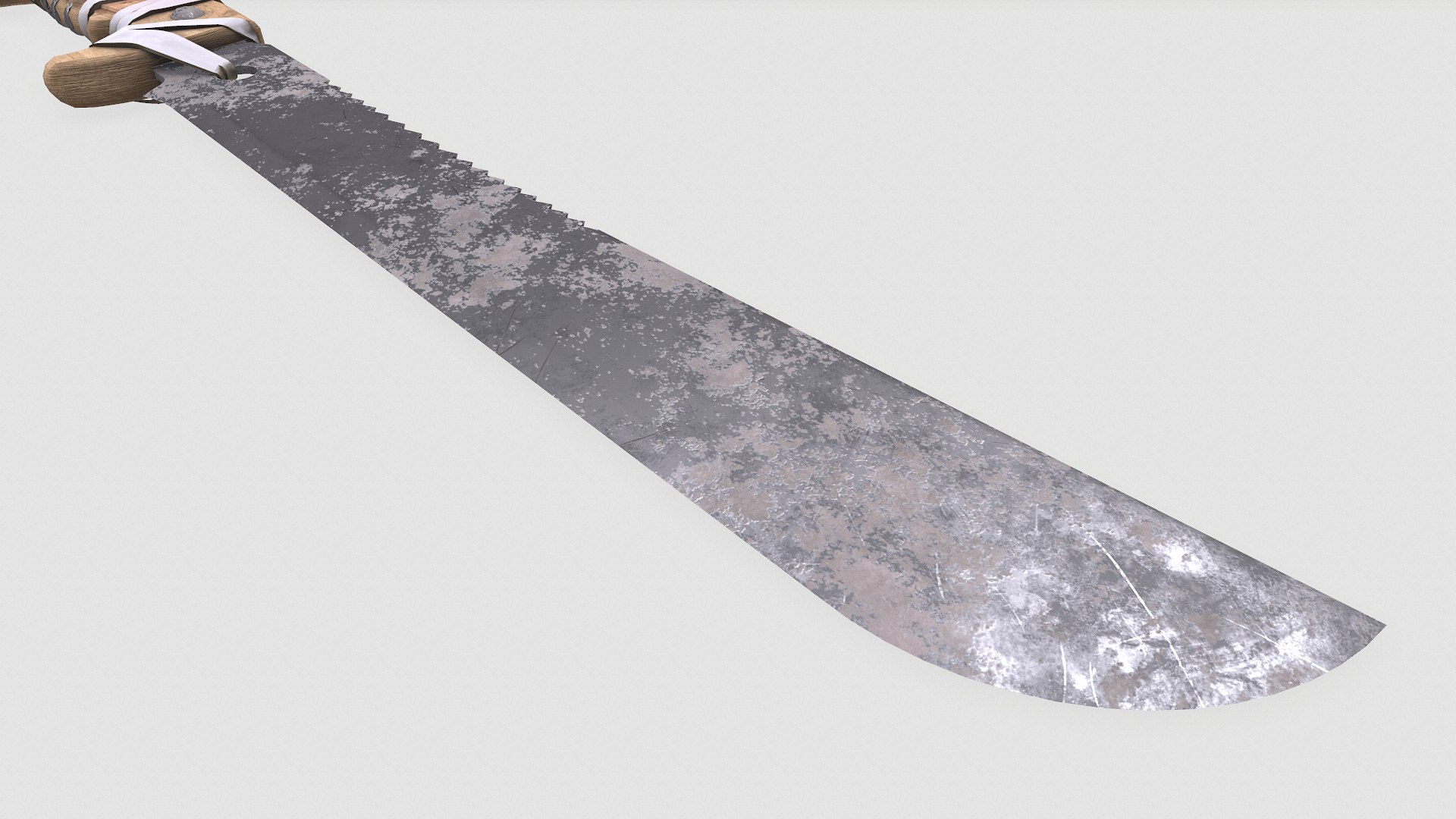 3D Machete Low-poly PBR Model - TurboSquid 2096609