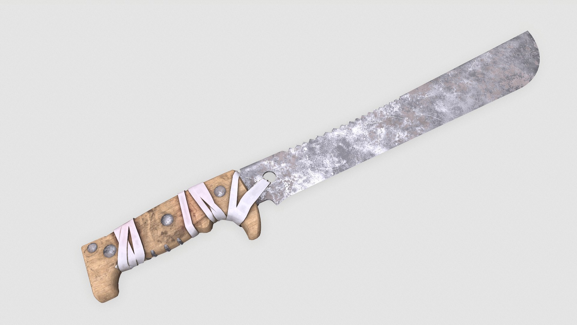 3D Machete Low-poly PBR Model - TurboSquid 2096609