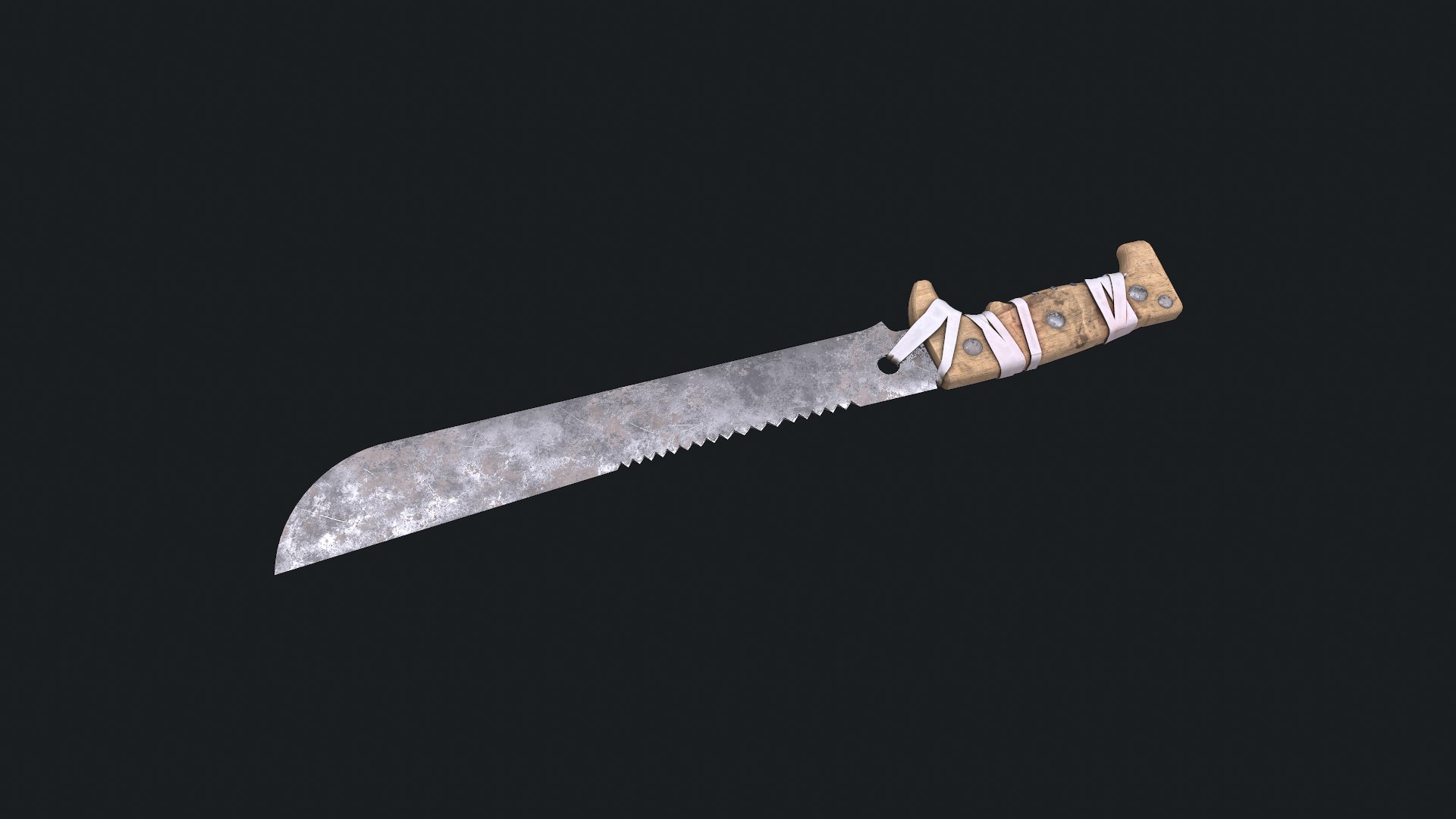3D Machete Low-poly PBR Model - TurboSquid 2096609
