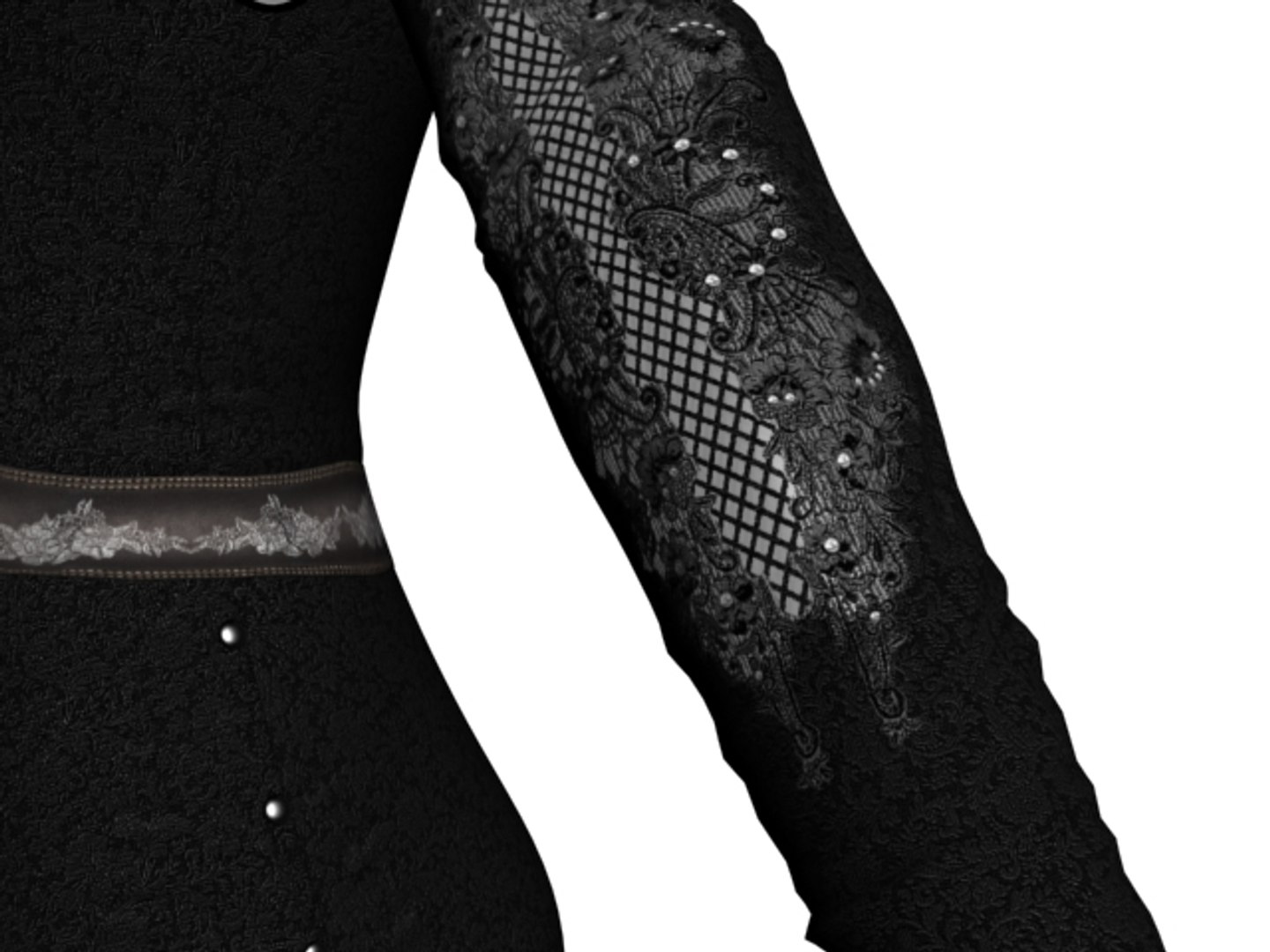 Female Sexy Dress 3ds