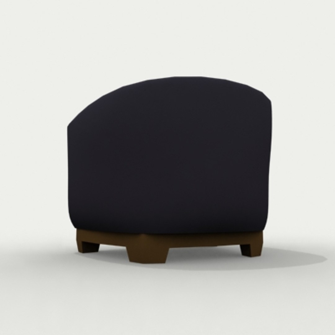 Comfy Arm Chair 3d Model