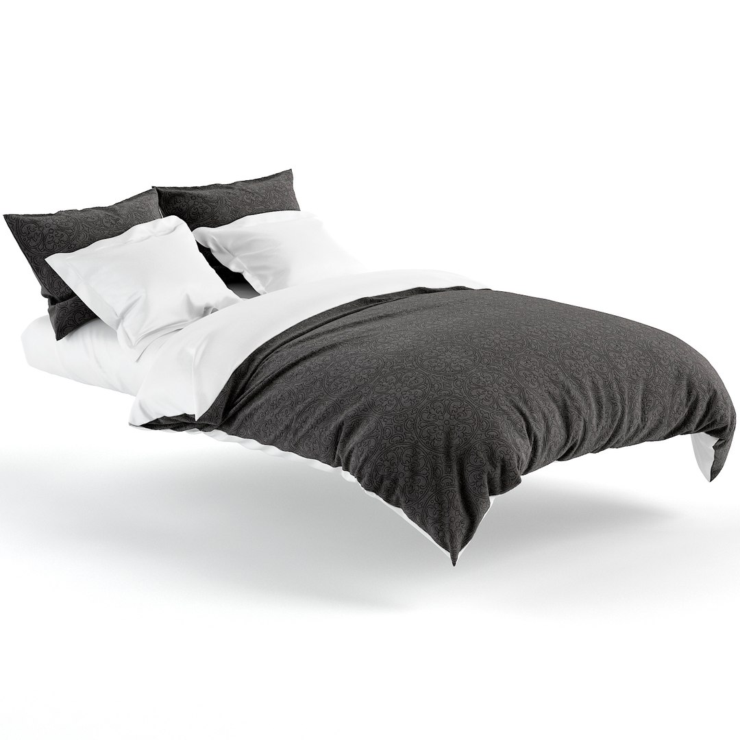 3d Bed Photorealistic Realistic