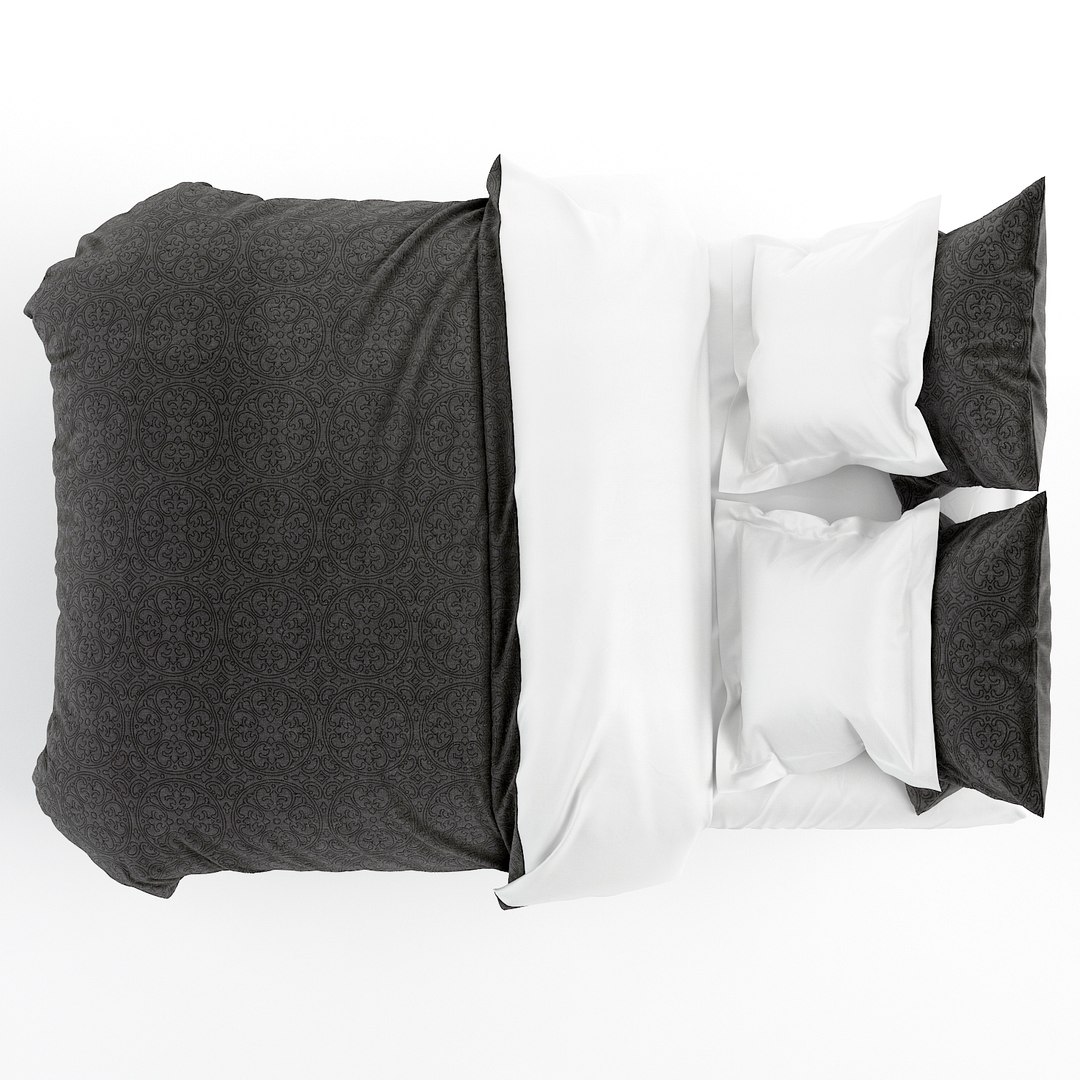 3d Bed Photorealistic Realistic