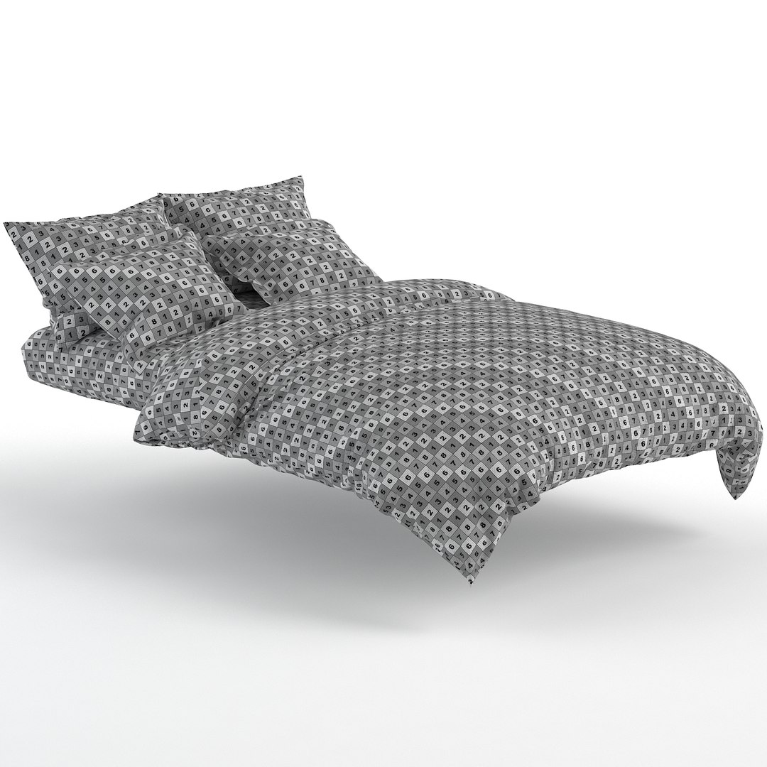 3d Bed Photorealistic Realistic