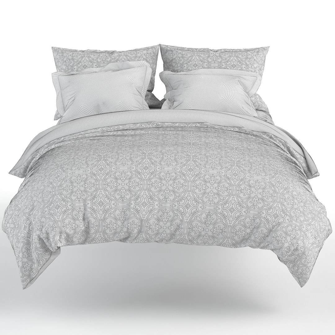 3d Bed Photorealistic Realistic