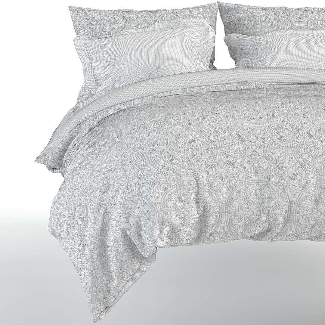 3d Bed Photorealistic Realistic