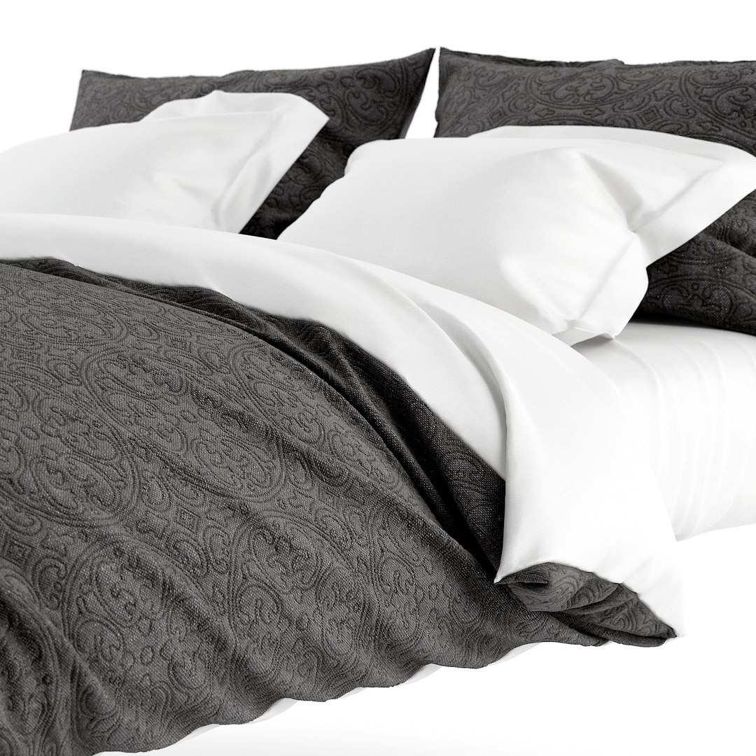 3d Bed Photorealistic Realistic