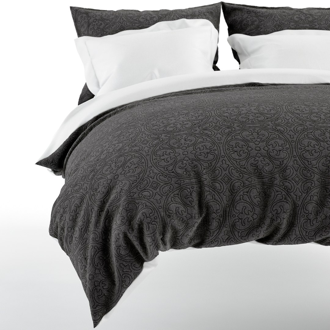 3d Bed Photorealistic Realistic